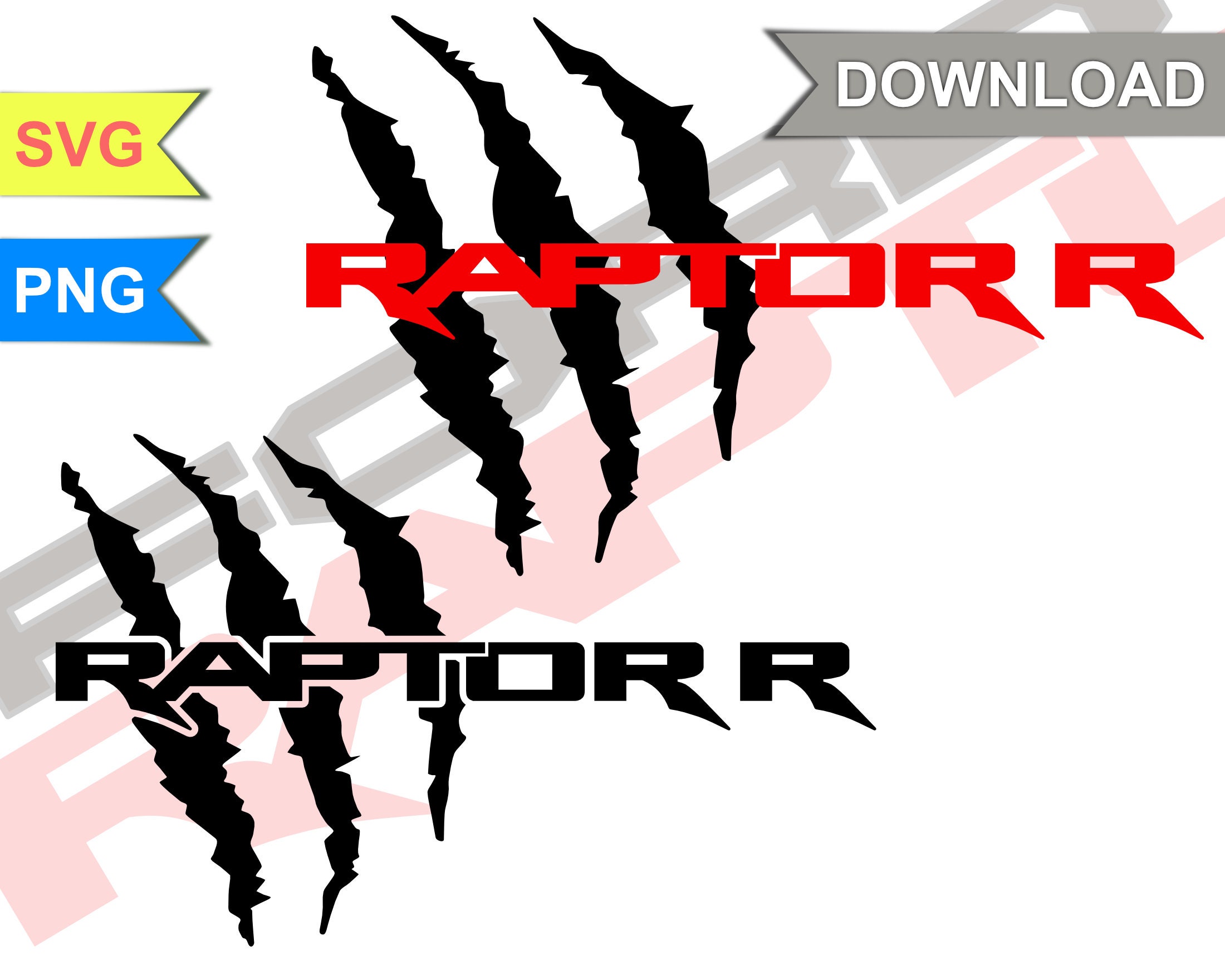 Ford Raptor Scratches Svg, Ranger Png, Logo Scratches - Etsy