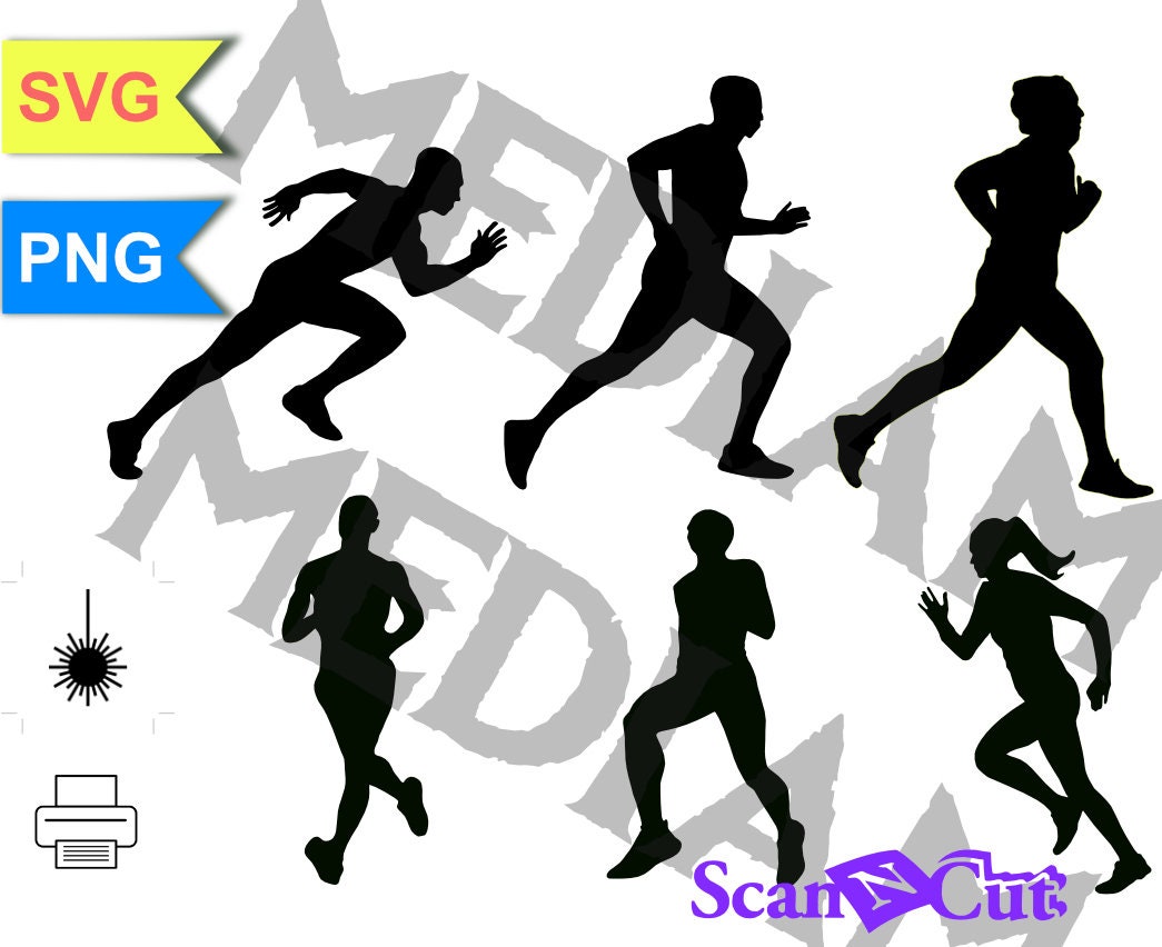 Svg Running Runner Svg Sprint Svg Marathon Svg Jogging - Etsy