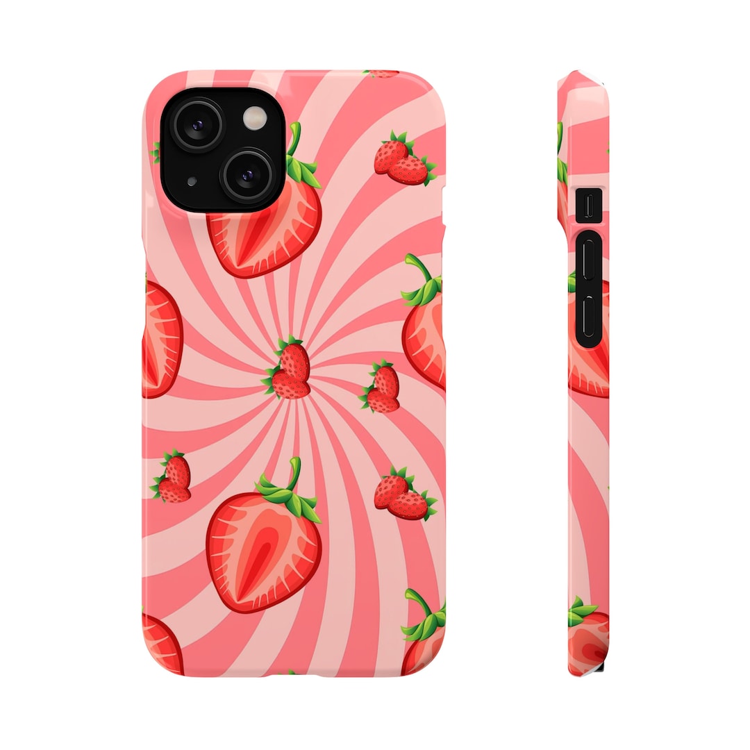 Strawberry iPhone Case Strawberry Phone Case Cute iPhone Case Summer ...