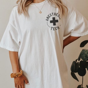 Anesthesia Tshirt Anesthesia Tech Shirt Anesthesia Technician Shirt for ...