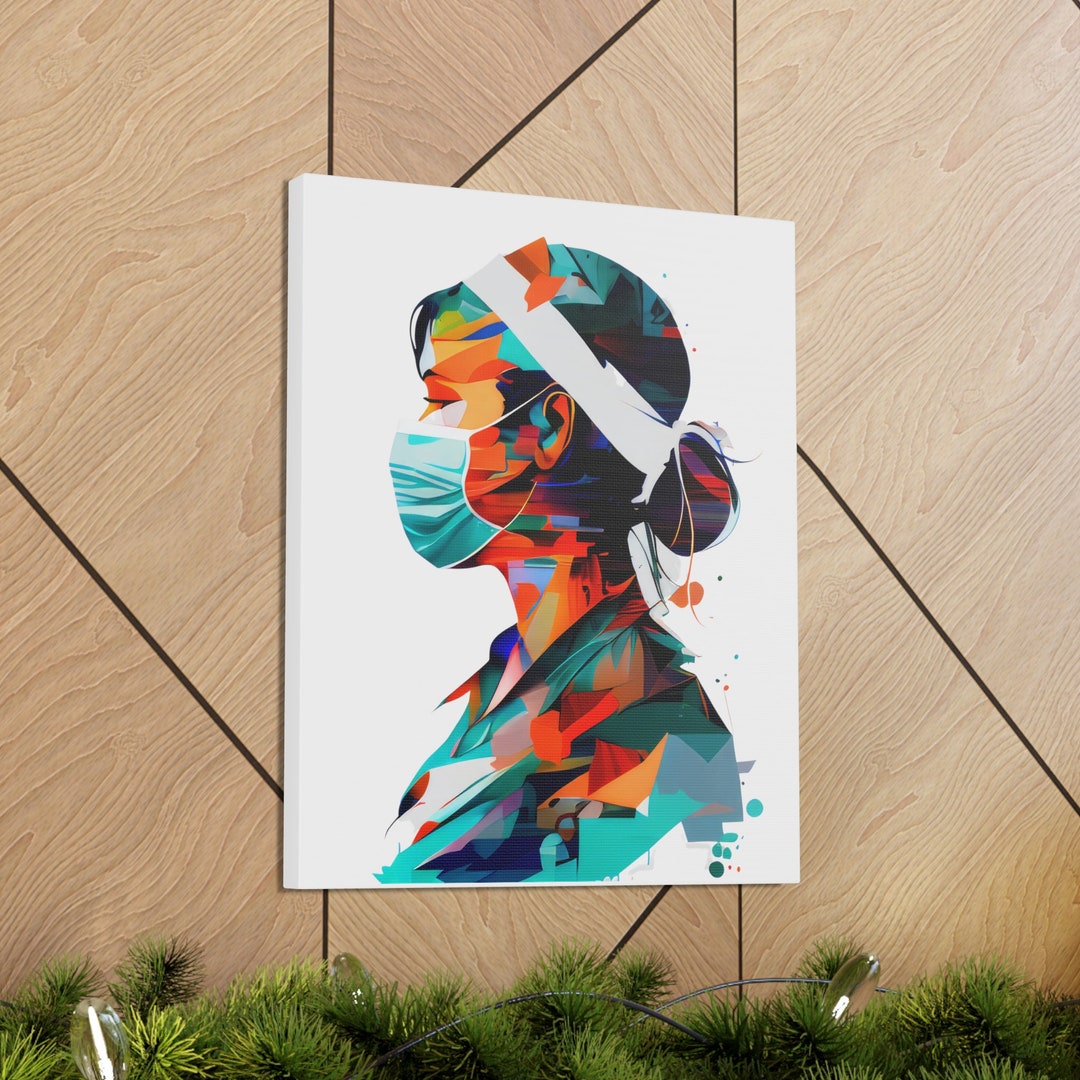 Hospital Art Nursing Art Nurse Print Canvas New Nurse Gift Surgical ...
