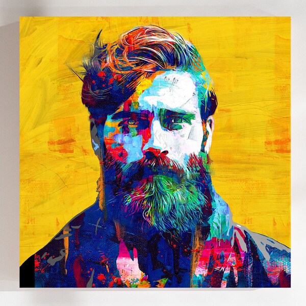 Abstract Portrait - Etsy