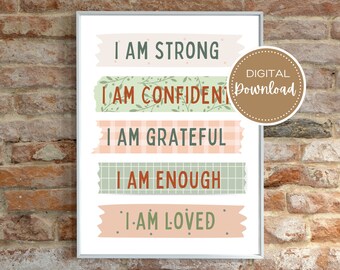 Positive Poster for Teens - Etsy