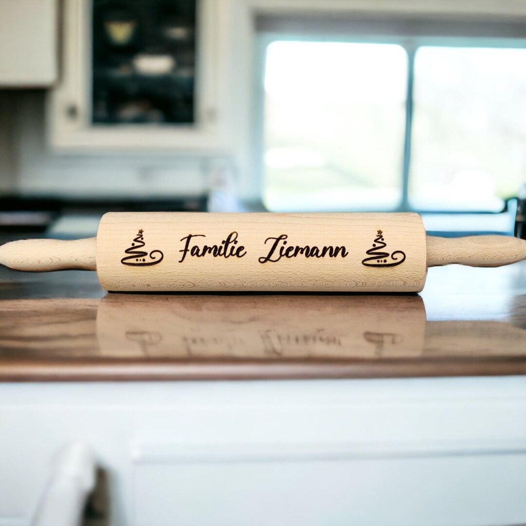 Individual Rolling Pin With Name / Rolling Pin Personalized / Dough ...