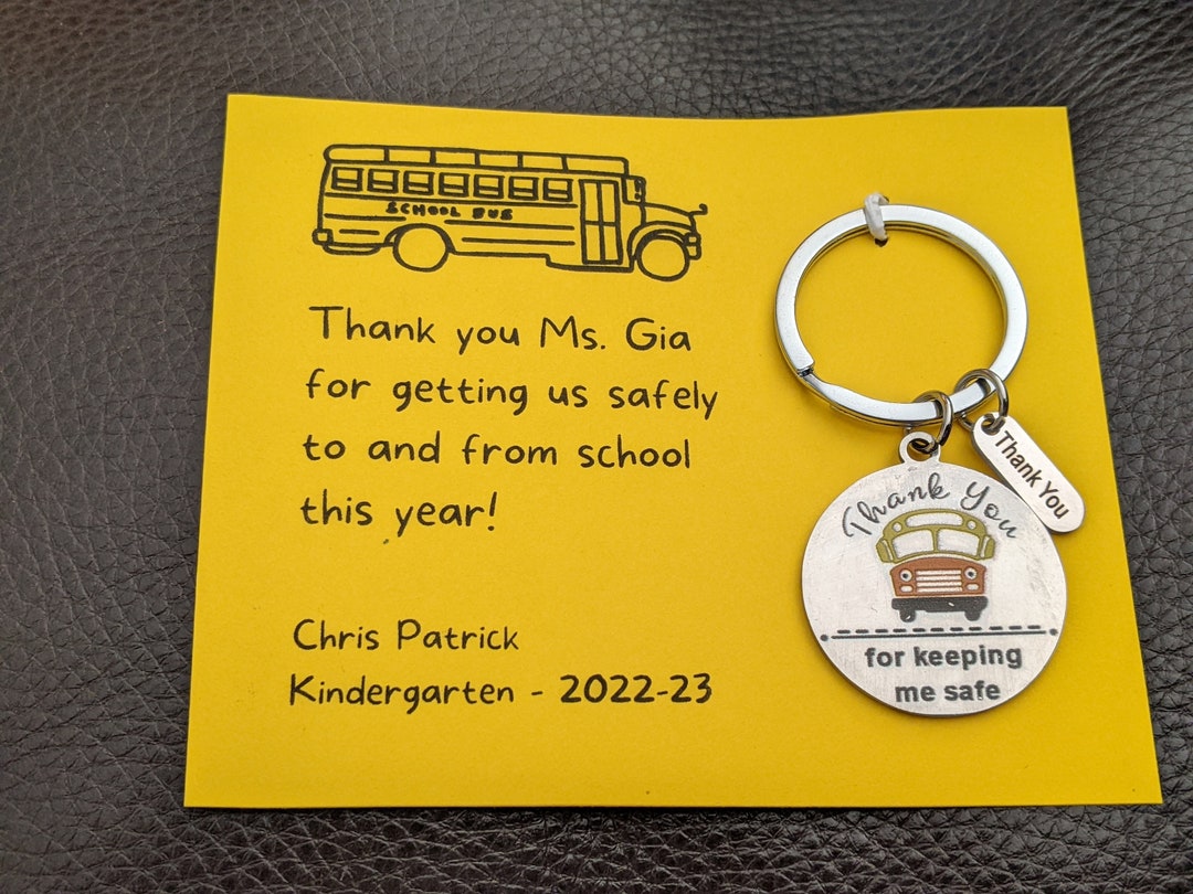 School Bus Driver Thank You - Etsy