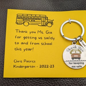 School Bus Driver Thank You - Etsy