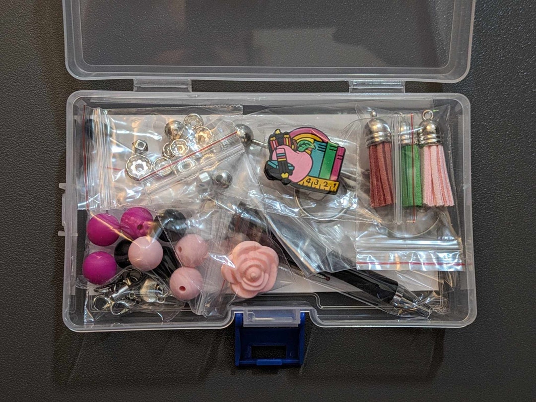 DIY Coordinating Teacher Keychain Pen and Phone Lanyard Set Kit - Etsy