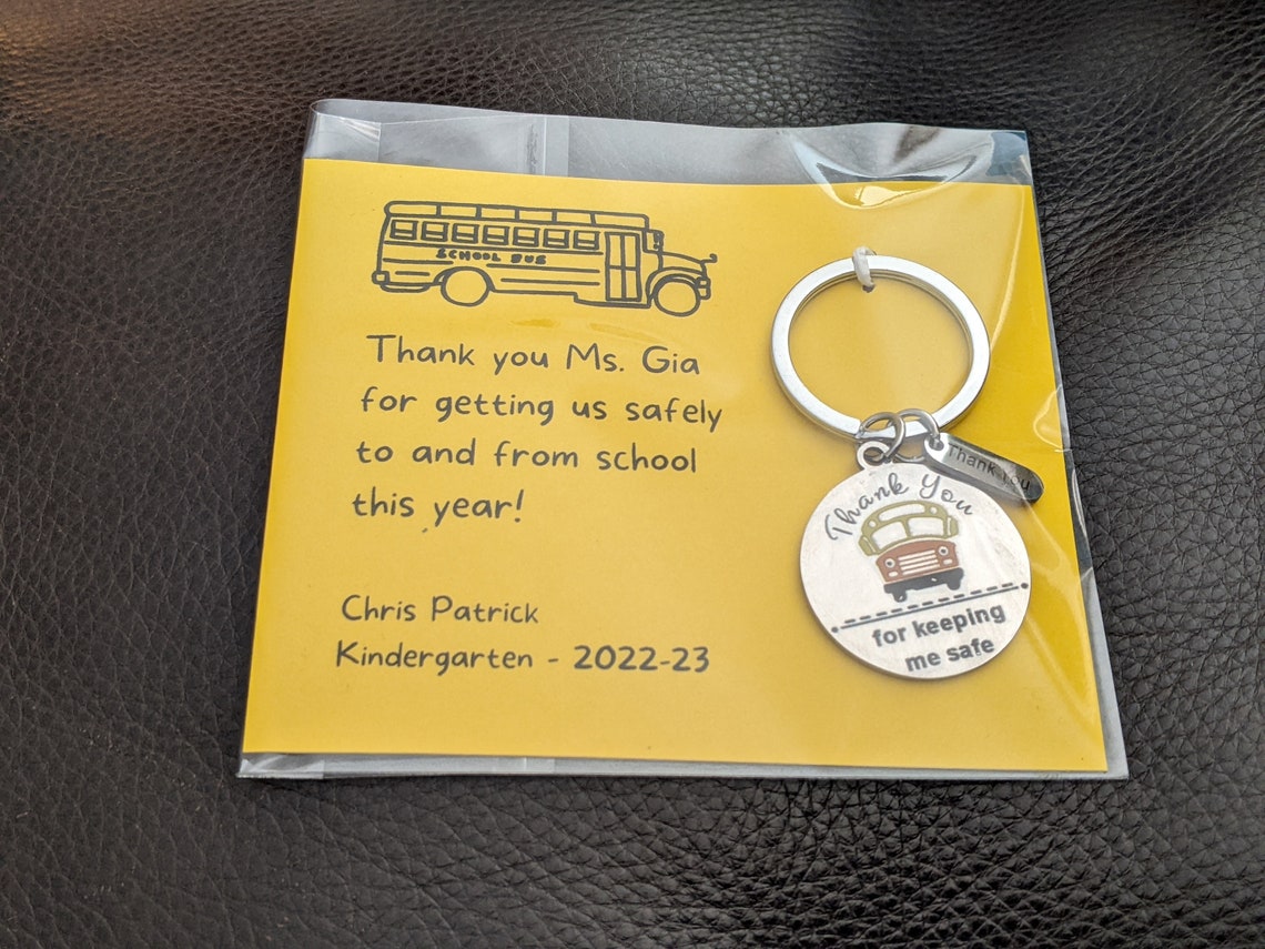 School Bus Driver Thank You - Etsy