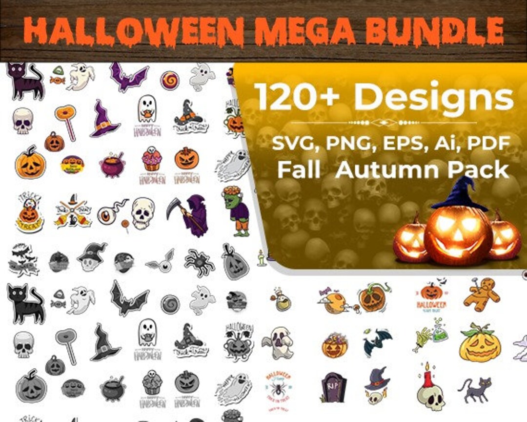 Halloween Svg Bundle Halloween Svg Files for Cricut - Etsy
