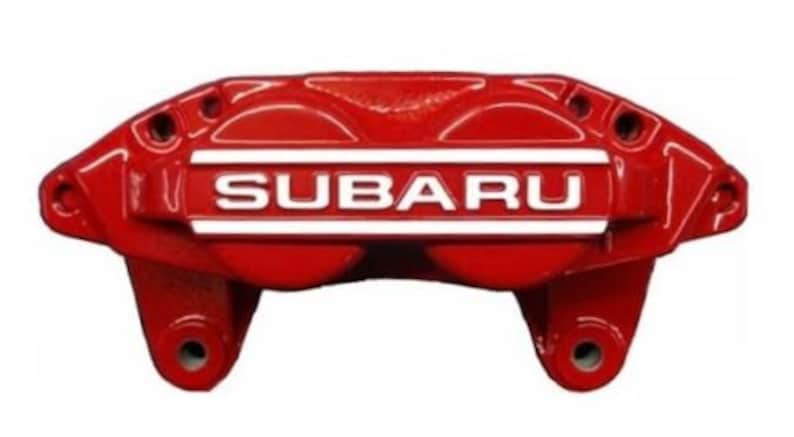 BRAKE CALIPERS Logo Decal Sticker Emblem Vinyl Fits: Subaru Impreza GC8 ...