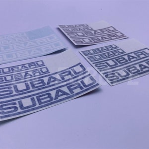 Front & Rear BRAKE CALIPERS Logo Decal Emblem Sticker Vinyl Fits ...