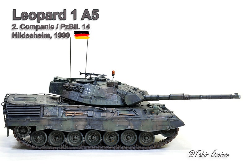 1:35 Scale Leopard 1 A5 Bundeswehr Main Battle Tank - Etsy