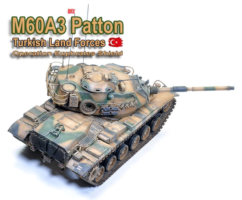 1:35 Scale M60A3 Main Battle Tank, Turkish Army - Etsy