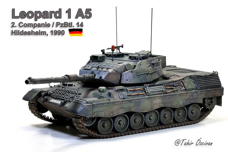 1:35 Scale Leopard 1 A5 Bundeswehr Main Battle Tank - Etsy