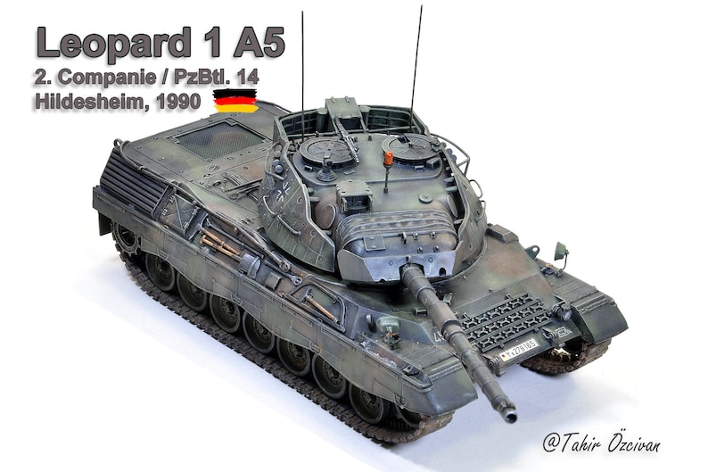 1:35 Scale Leopard 1 A5 Bundeswehr Main Battle Tank - Etsy