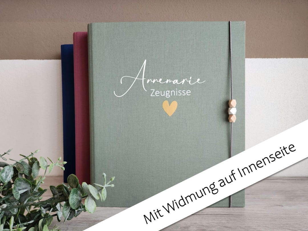 Personalized Certificate Folder With Dedication and Symbol, Certificate ...