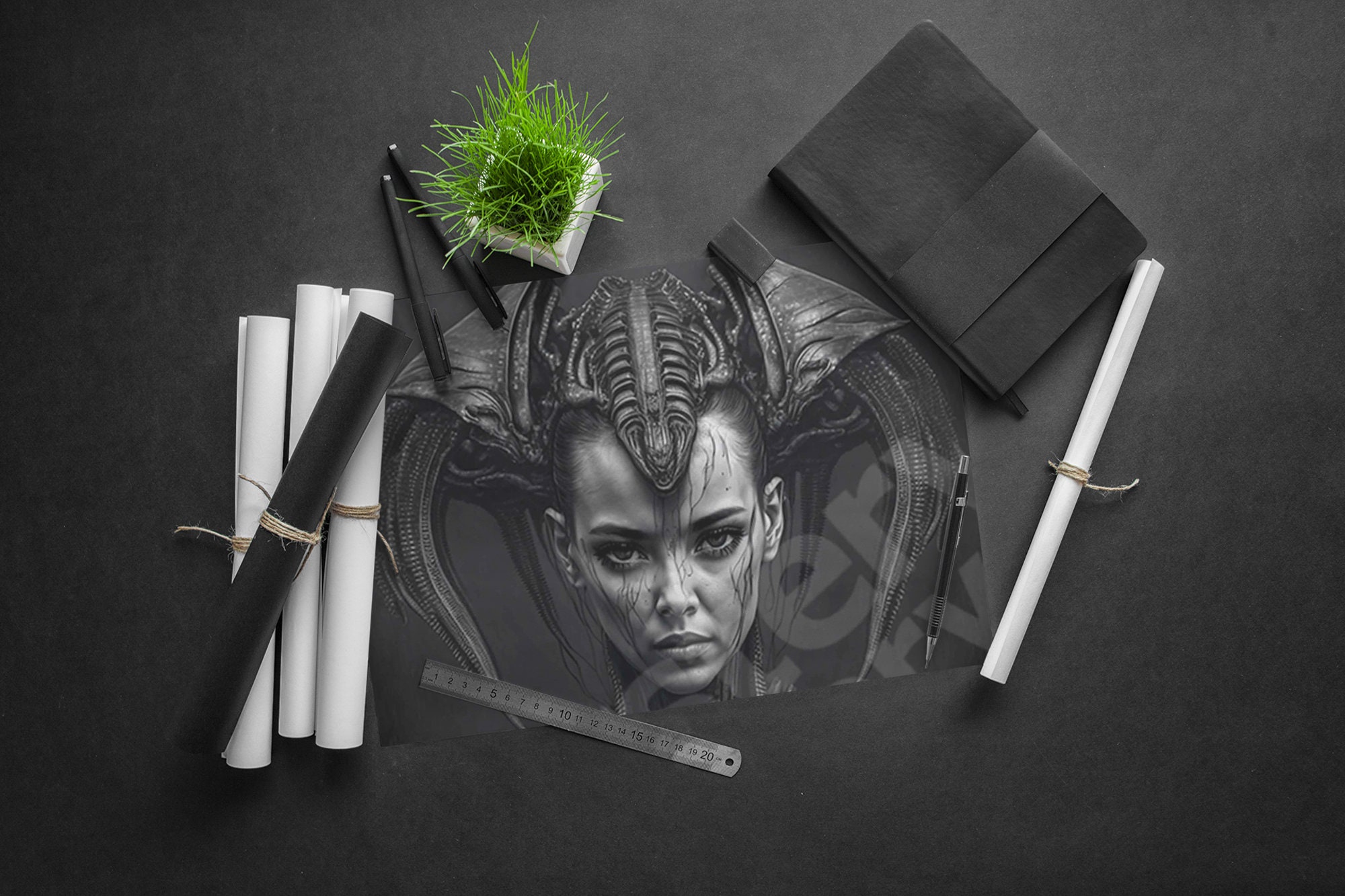 Giger Goddess Digital Files - Etsy