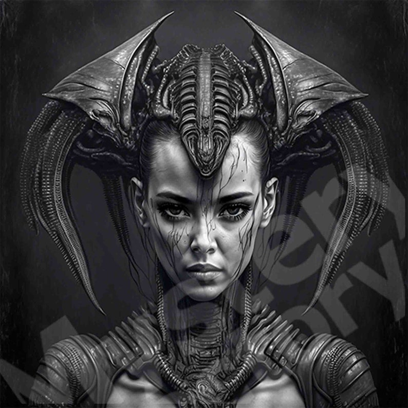 Giger Goddess Digital Files - Etsy UK
