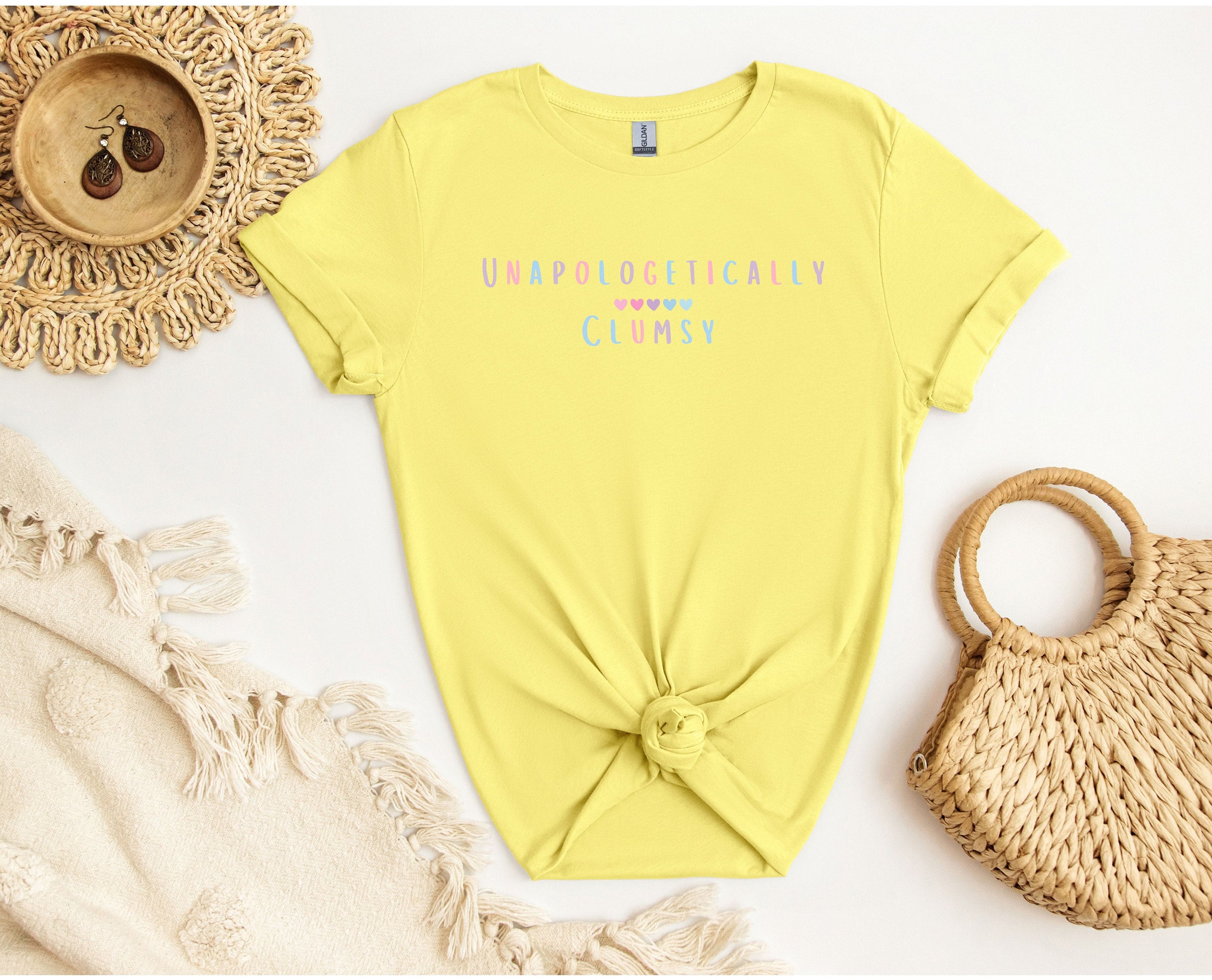 Unapologetically Clumsy T-shirt, Funny Tee for Teenager, Perfect ...