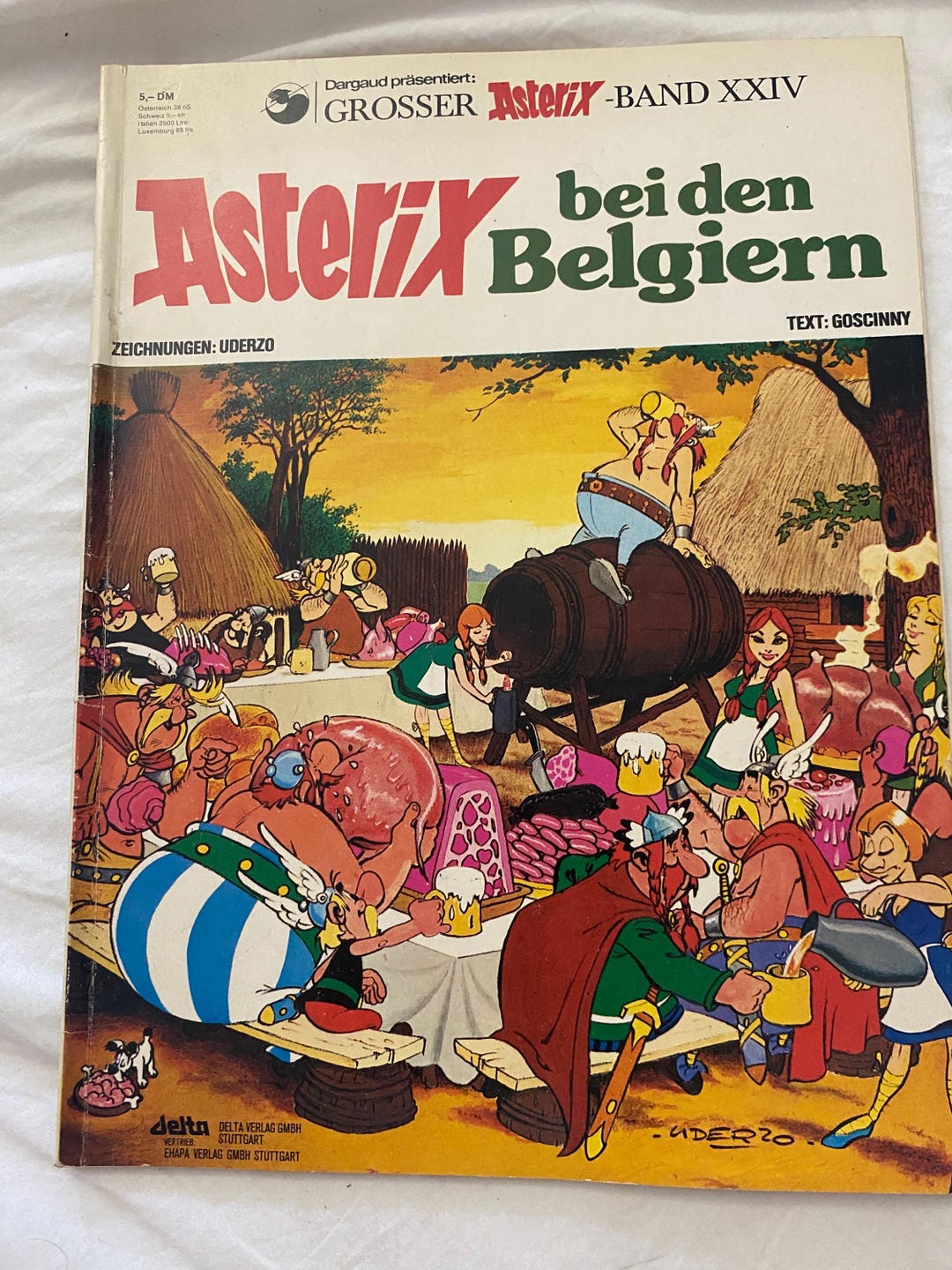 Comic Book Asterix.band XXIV asterix Bei Den Belgien 1979 - Etsy
