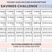 5000 in 50 Days, 5k Savings Challenge, 5000 Savings Challenge, 5.000 ...