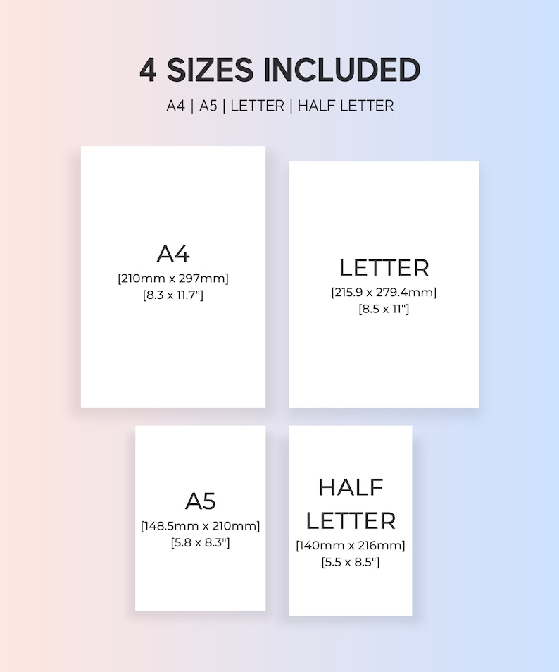 Savings Challenge Printable Bundle: 30-day & 100-day Tracker (A4, A5 ...