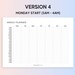 Horizontal Weekly Planner Printable, Weekly Planner by Hour, Hourly ...
