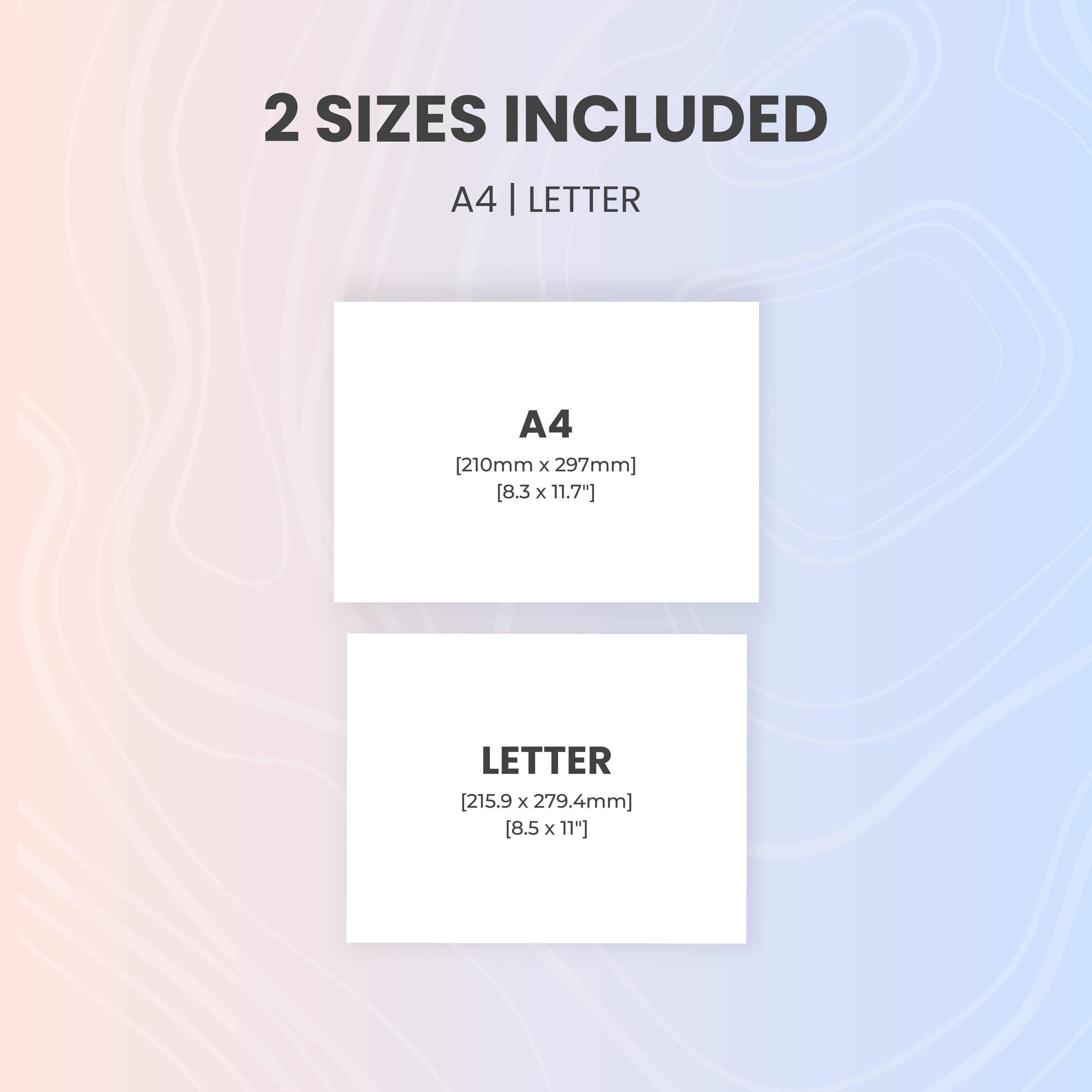 Printable Daily Workout Planner, A4 Simple Exercise Plan Template ...