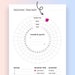 Circle Reading Tracker, Printable Circular Monthly Book Reading Log ...