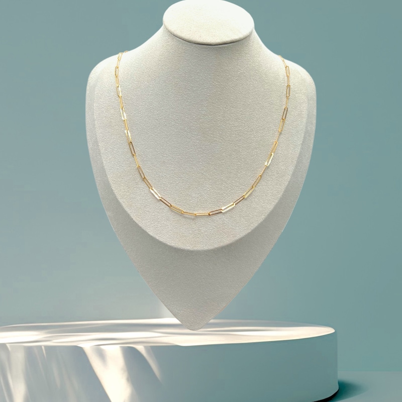 Au750 Solid Gold Necklace - Etsy