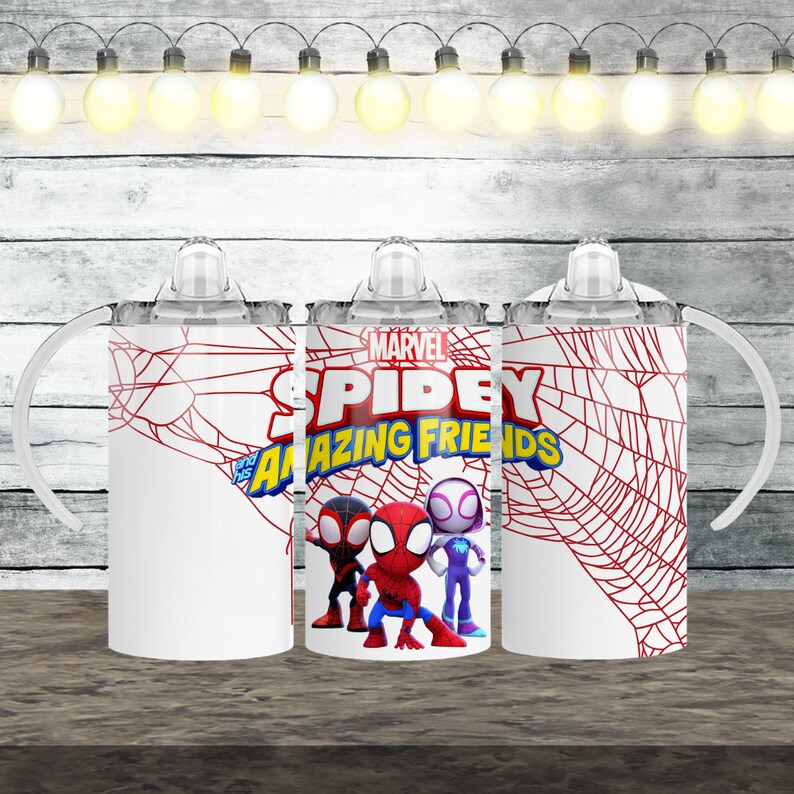 Spidey and His Amazing Friends Kids Sippy Tumbler - Etsy