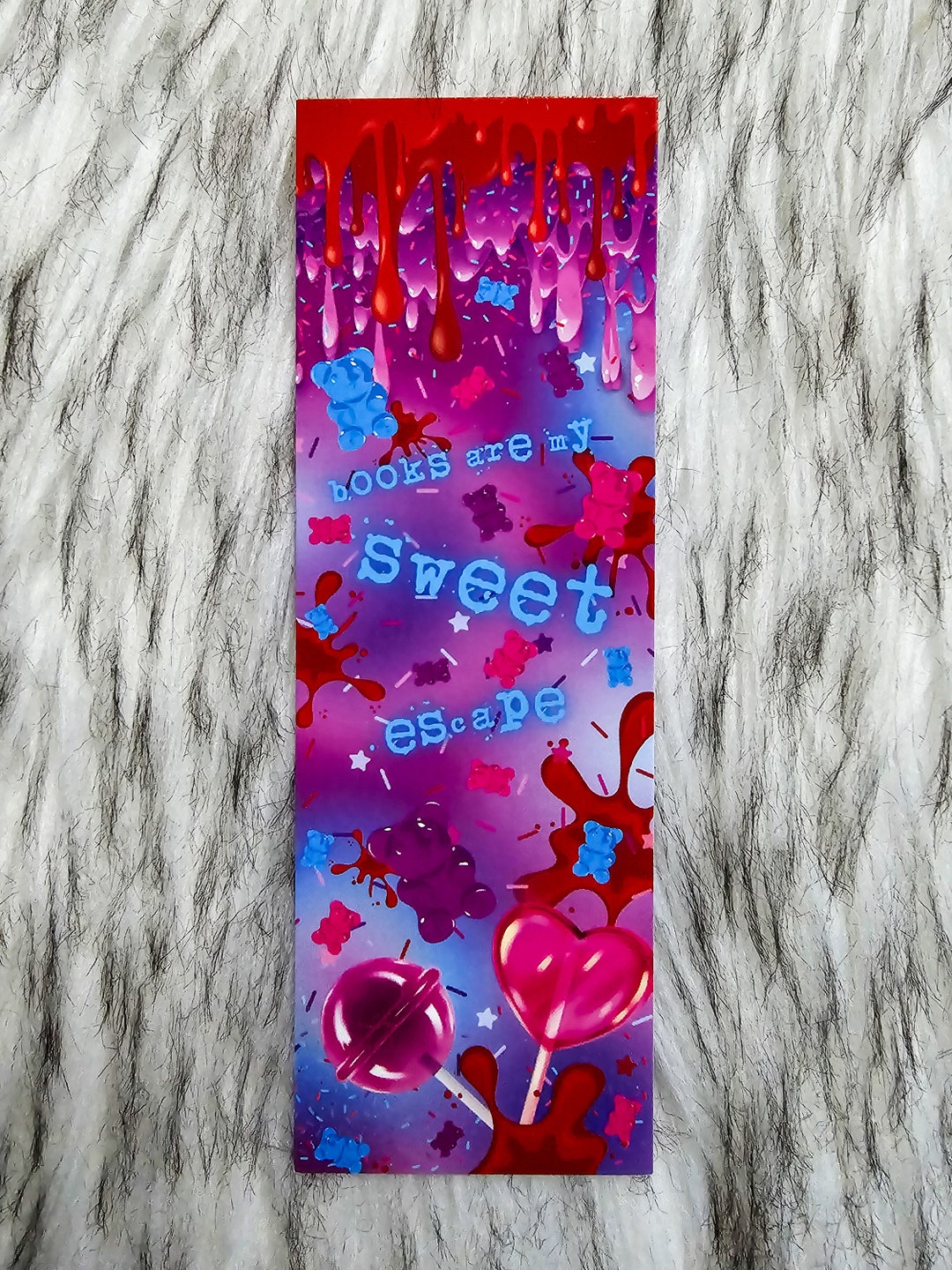 Dark Lit/splatterpunk/horror Bookmark SWEET ESCAPE - Etsy
