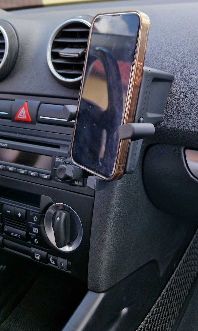 Handyhalter Audi A3 8P / Audi A4 B7 SLine %Handyhalter Audi A3 - Etsy ...