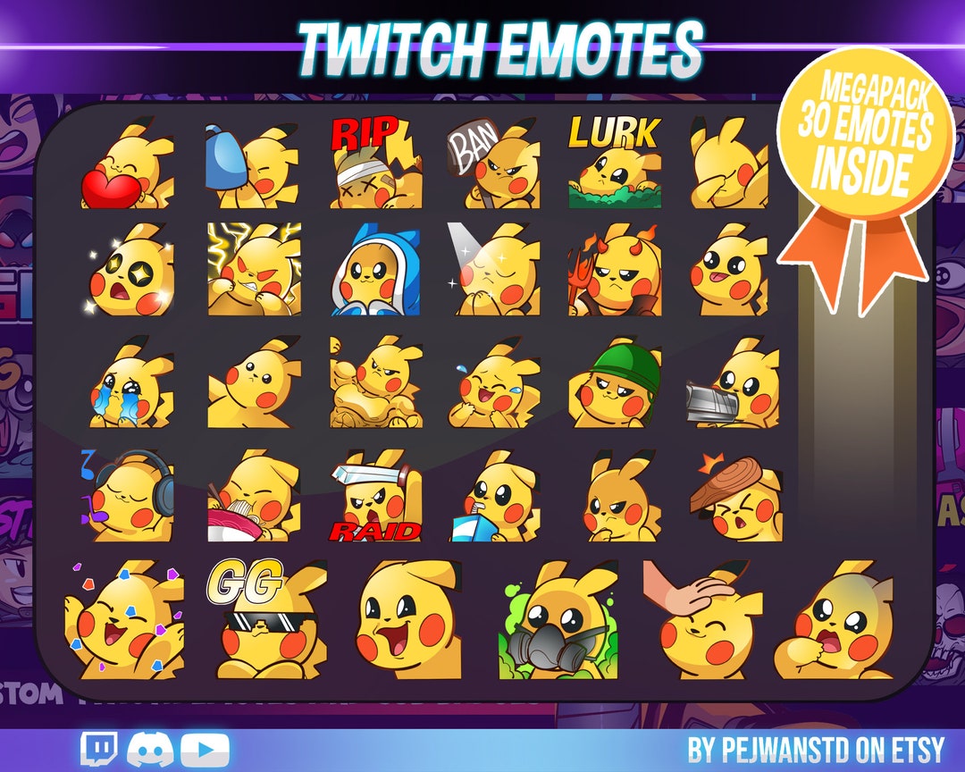 30 Megapack Yellow Cat Emotes | Twitch Emotes | Discord Emotes | Cat ...