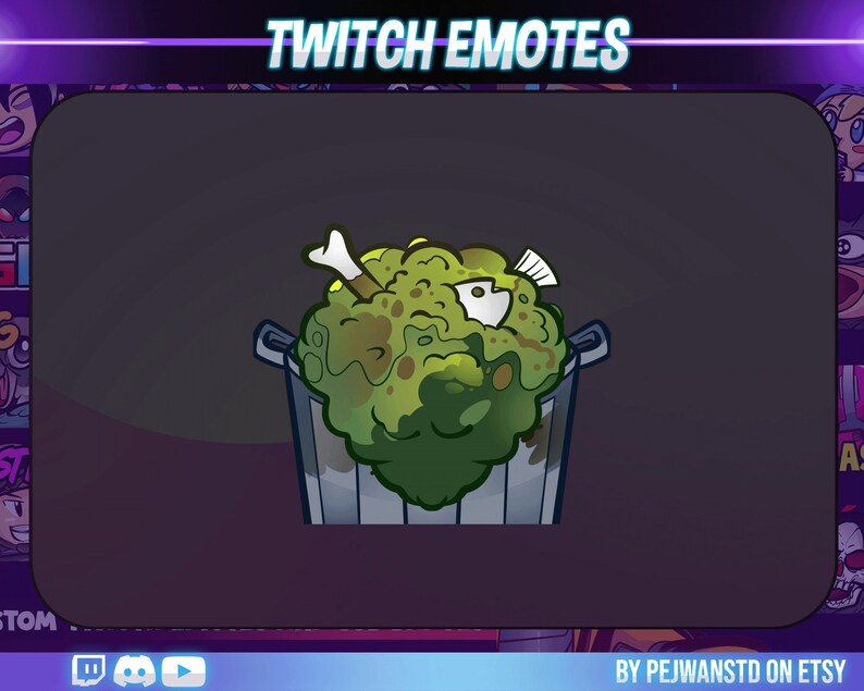 Animated Emote | Twitch Emote Trash | Trash Emote | Trash Animated ...