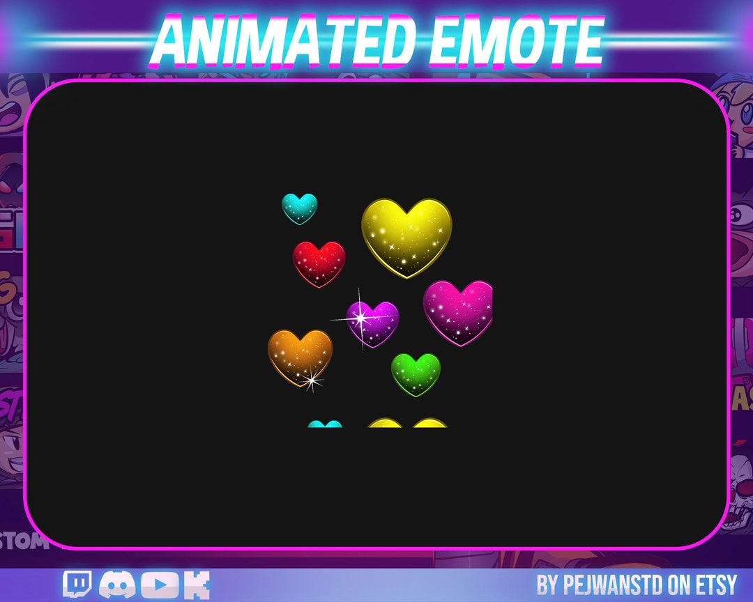 Animated Emote | Love Emote | Love Animation | Stream or Content - Etsy