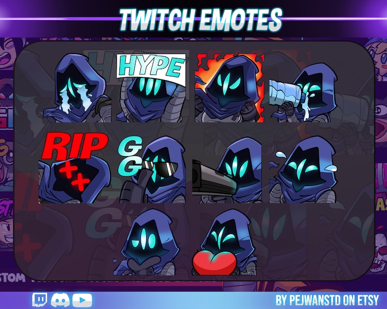 Twitch Emotes | Gaming Character Emote | Discord Emotes | Emotes | FPS ...