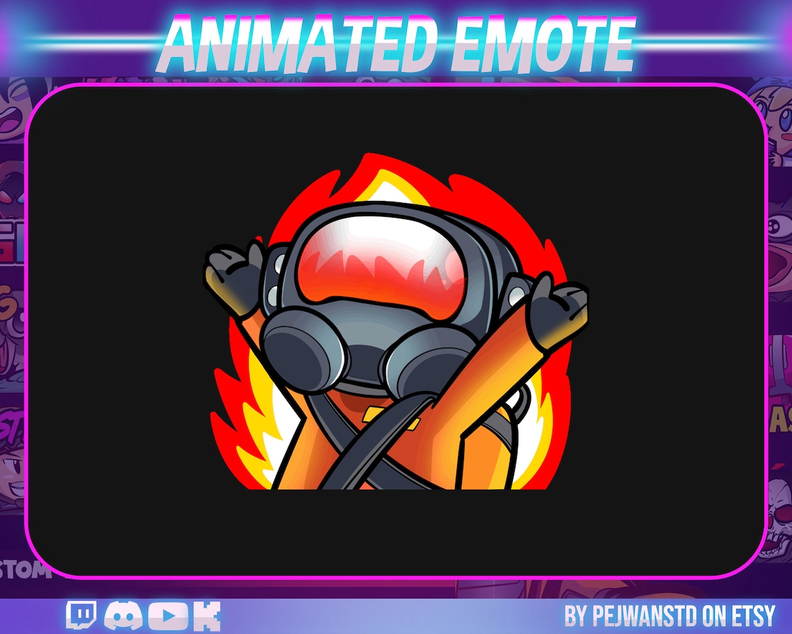 Animated Emote | Twitch Emote | Kick Emote | Lethal Emote | Burn Emote ...