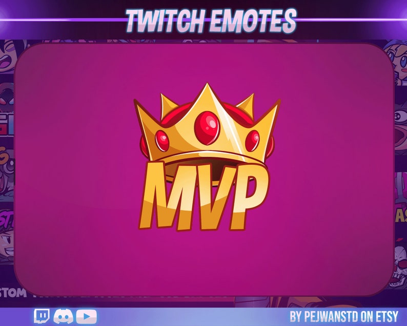 Animated Emote | MVP Animated Emote | MVP Emote | Animated MVP Emote - Etsy