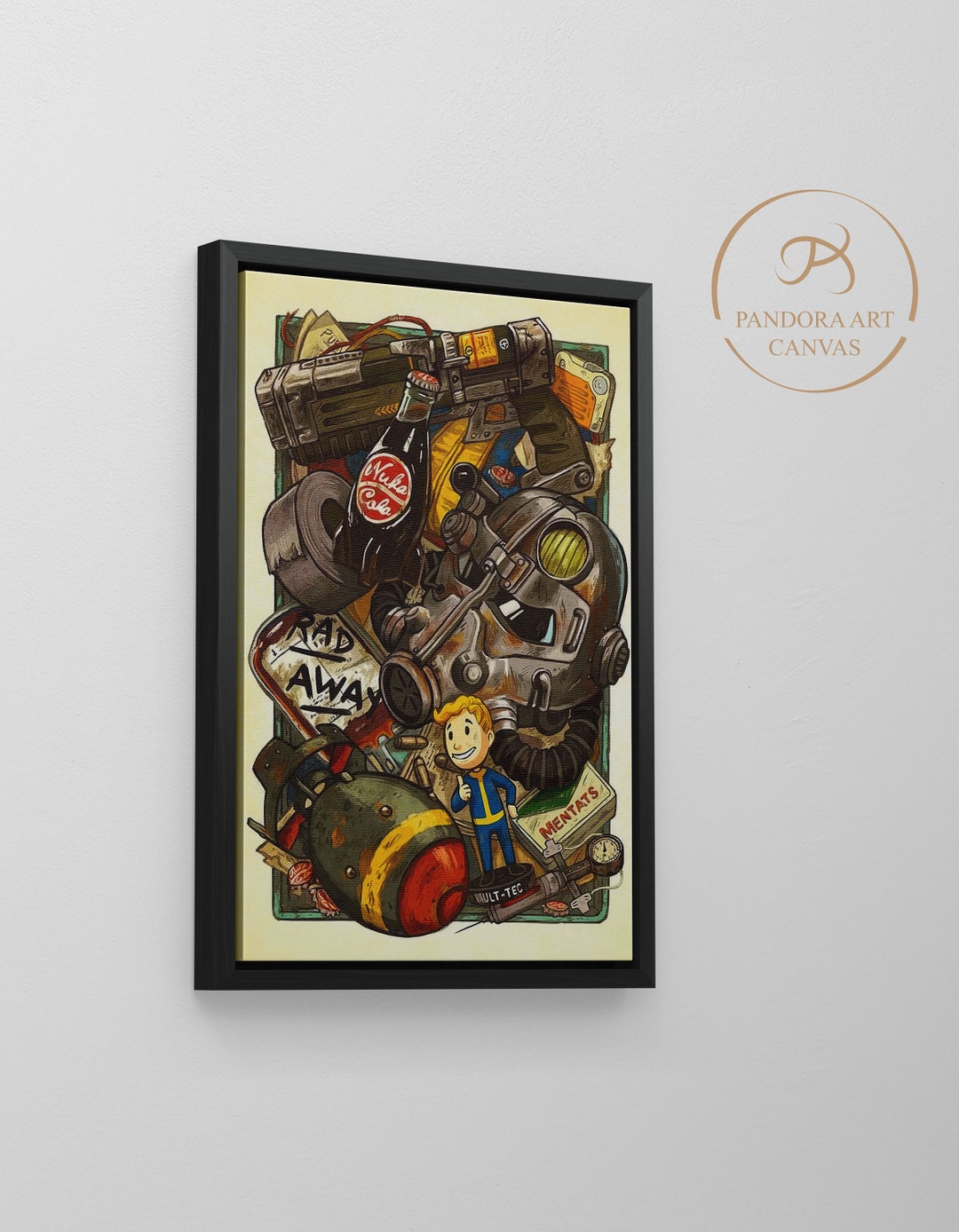 Fallout Canvas Fallout Poster Fallout Backpack Modern - Etsy