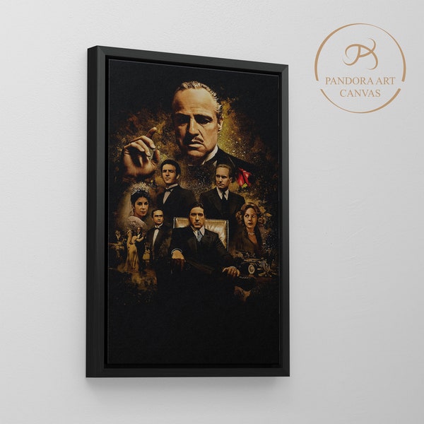 Godfather Canvas Wall Art - Etsy