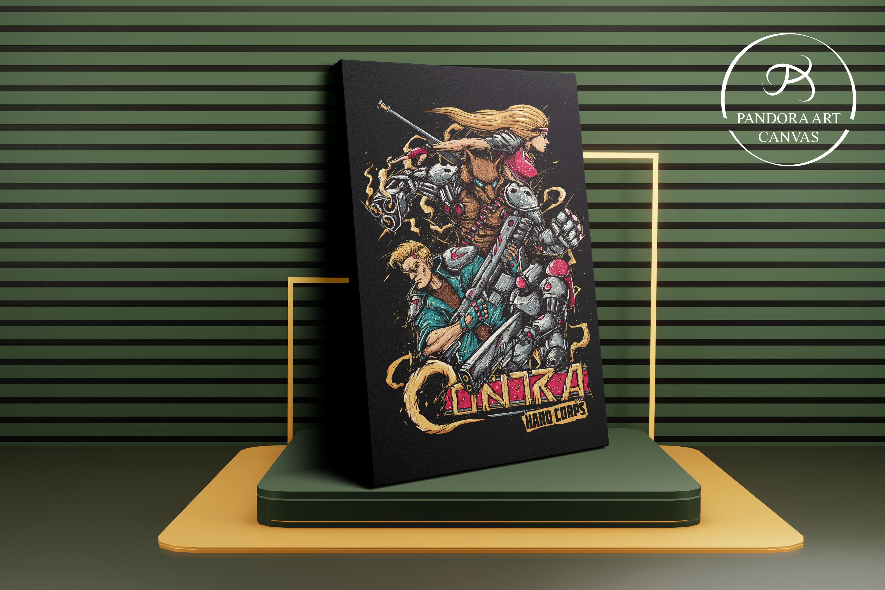 Contra Hard Corps Canvas Contra Hard Corps Poster Contra - Etsy