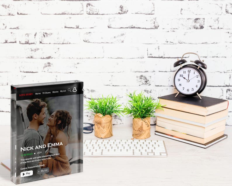 Custom Movie Plaque With Your Photo & Story, Timeless Personalized ...