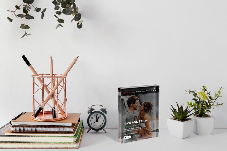 Custom Movie Plaque With Your Photo & Story, Timeless Personalized ...