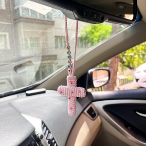 Crochet Cross Pattern - Car Charm - Christian Gift (digital PDF Pattern ...