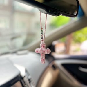 Crochet Cross Pattern - Car Charm - Christian Gift (digital PDF Pattern ...