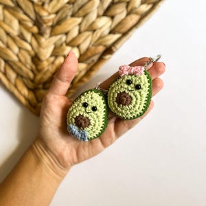Amigurumi Avocado Keychain Crochet Pattern: DIY Tiny Fruit (PDF Pattern ...
