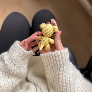 Crochet Koala Keychain Pattern, Amigurumi Lion, Crochet Lion Keychain ...