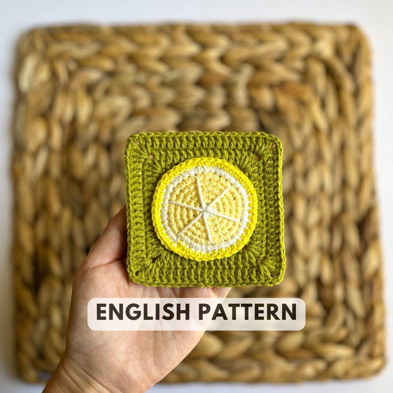 Citrus Granny Square Pattern - Etsy