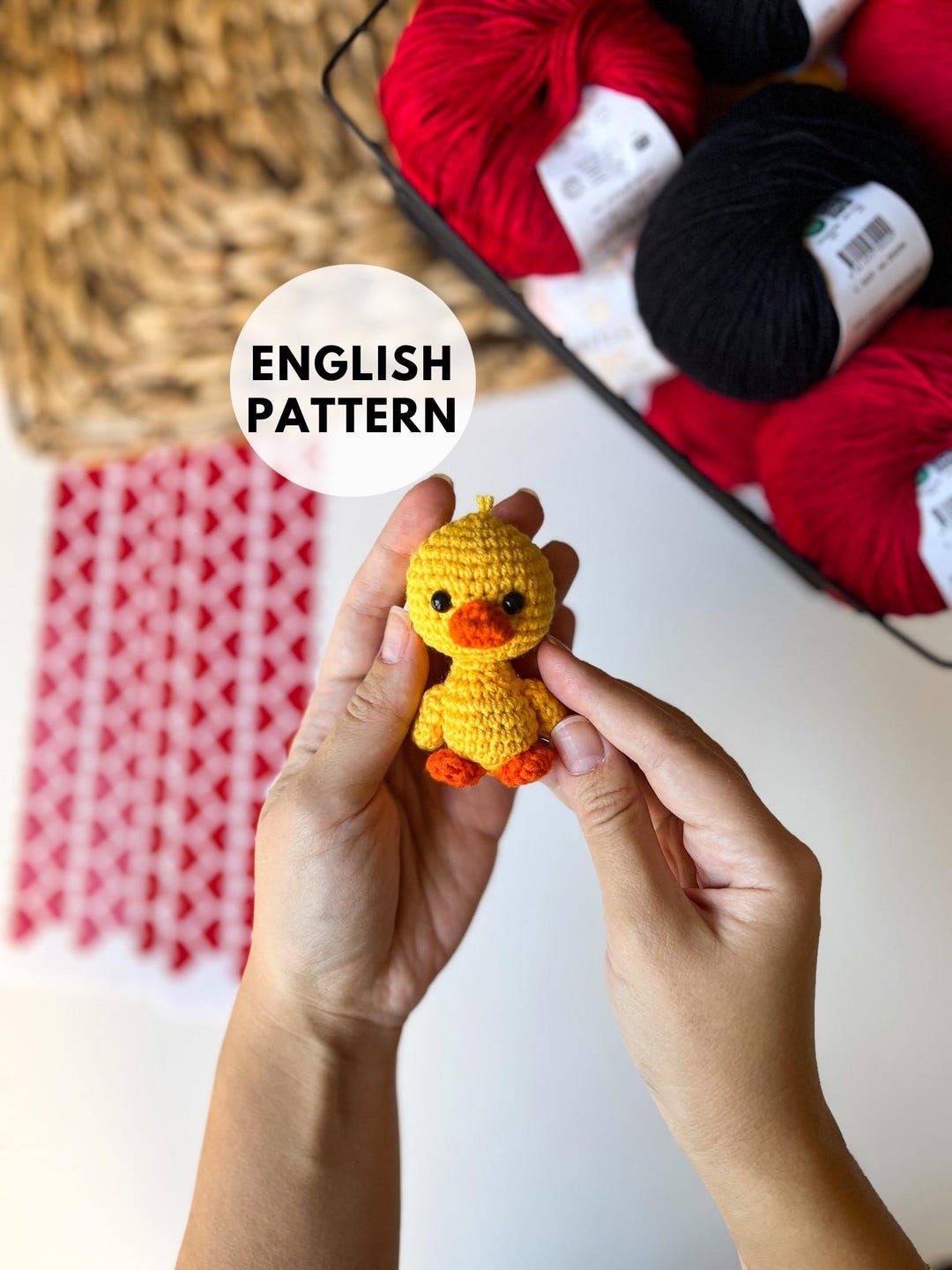 Crochet Duck Pattern, Amigurumi Keychain, Crochet Animals, Keychain ...